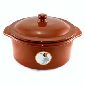 Leirgryte, håndlaget terrakotta, 22 cm – Verdensmat Nettbutik